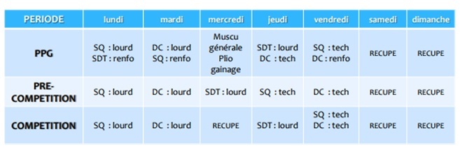 La planification de l’entraînement en force athlétique ...